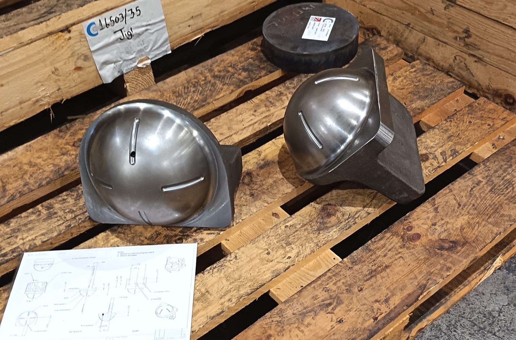 Major components for the front end ready for assembly – Churchward ...